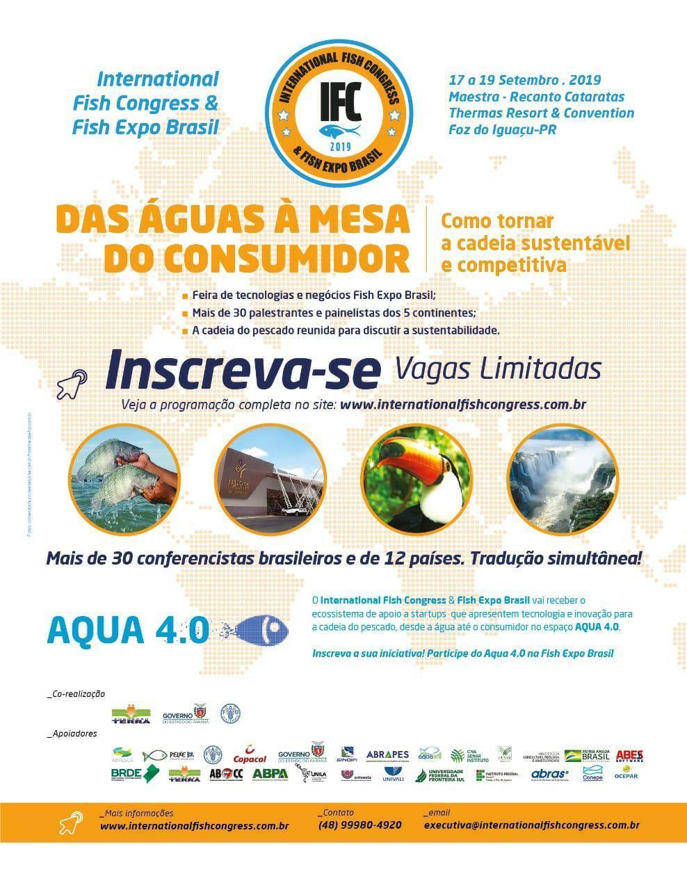 International Fish Congress & Fish Expo Brasil – Rumo ao Mar
