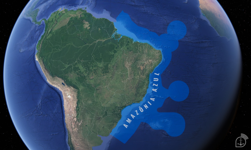 Novo mapa do Brasil é expandido com 5,7 milhões de km² de área marítima ...